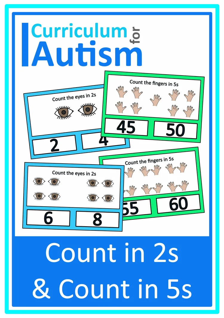 Count 1-5 Fall Activity Autism Pre-K Kindergarten Special Education ...
