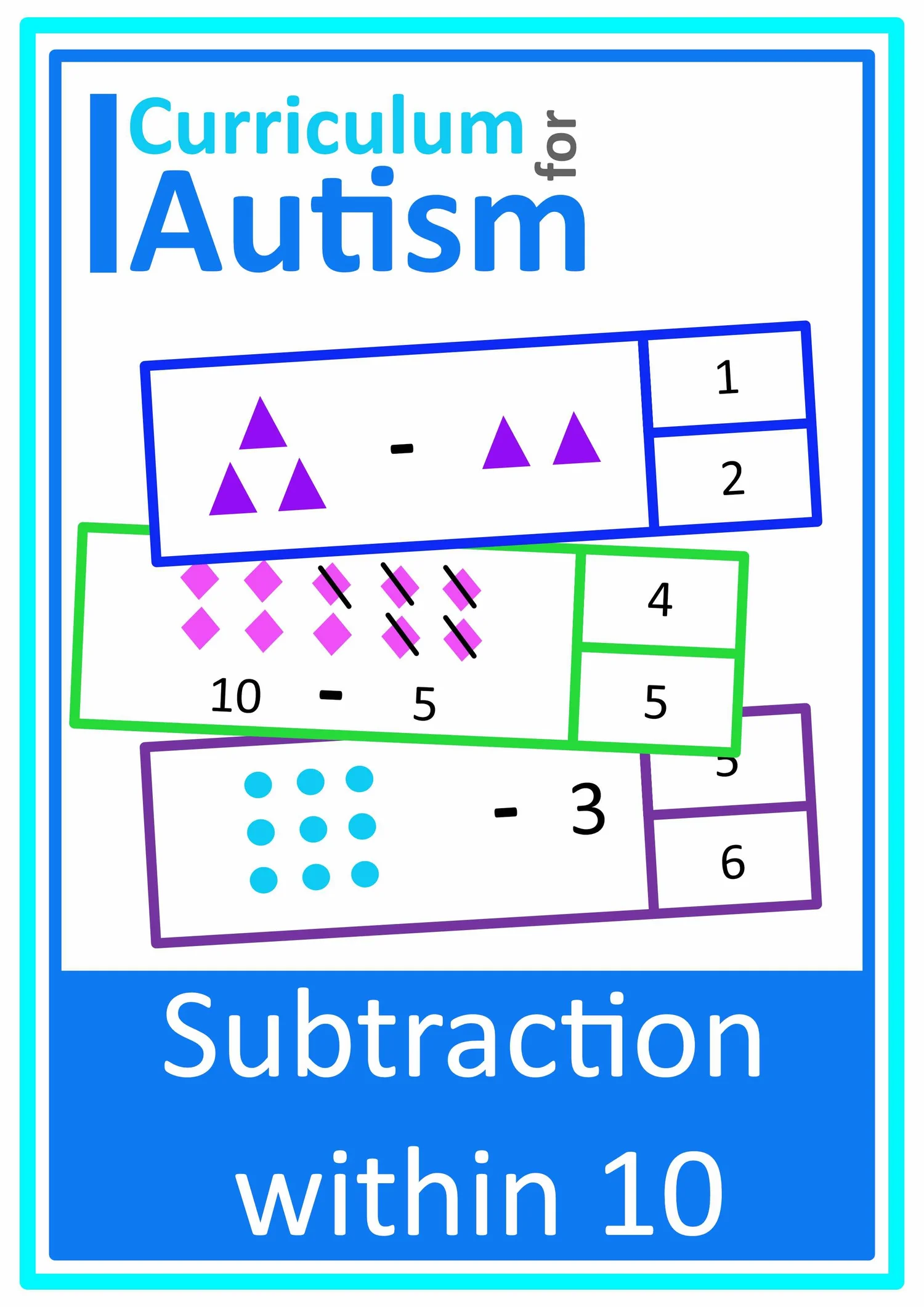 Add and Subtract to 20 Worksheets & Cards Autism Special Education ...