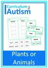 Living or Non-Living Picture Sort Cut Paste Worksheets Autism Special ...
