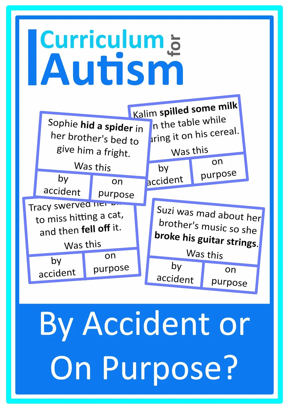 Sharing Yes or No Social Skills Cards Autism Special Education ...