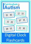 Digital Clocks Calculating Time Task Cards Autism Special Education ...