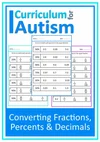 Converting Fractions Mixed Numbers Worksheets Autism Special Education ...