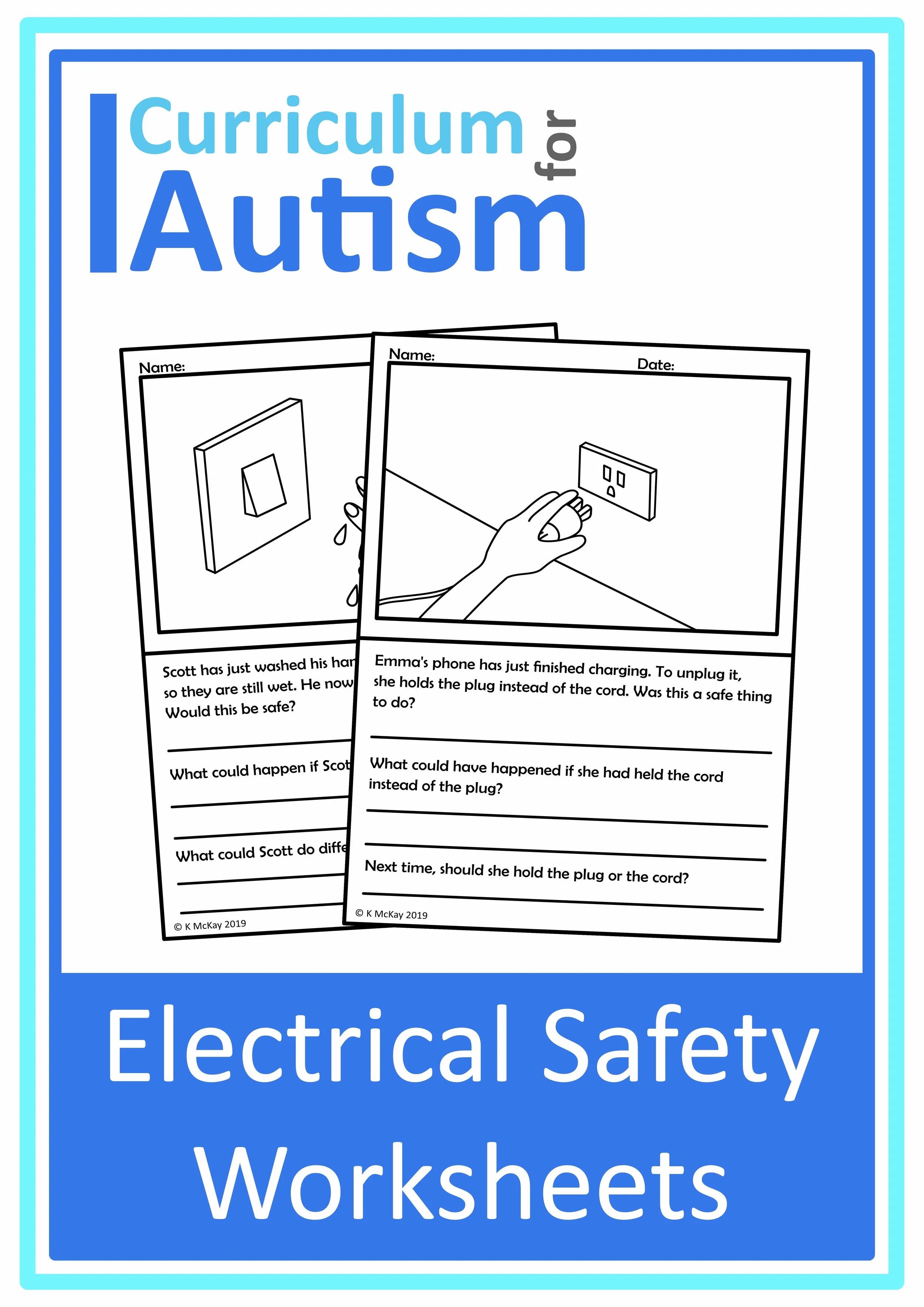 Autism Safety Stories Books Special Education ABA Speech Therapy ...