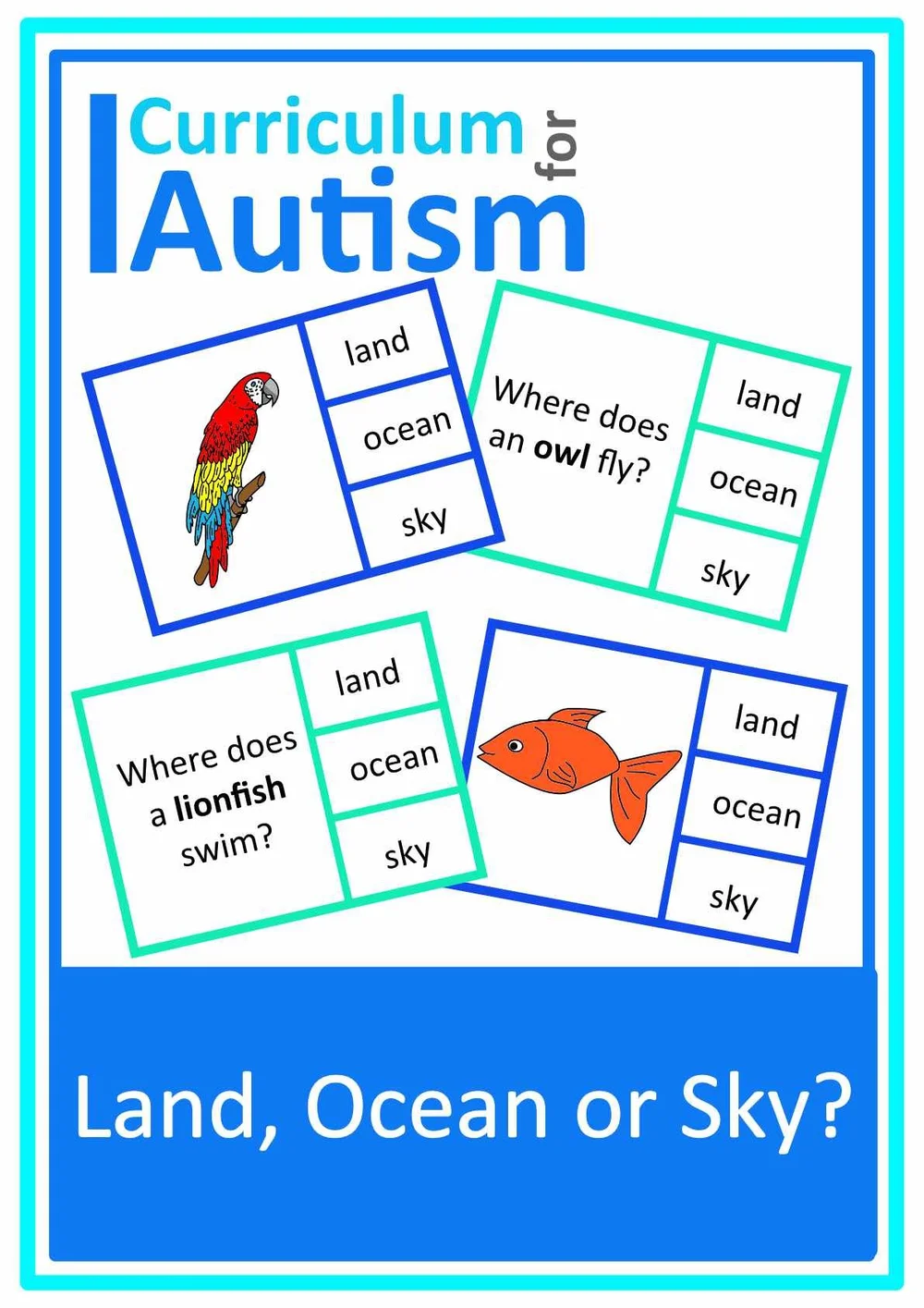 Animal Needs Interactive Book Autism Special Education Classroom ...