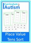 Tens & Ones Numbers to 100 Visual Clip cards Autism Special Education ...
