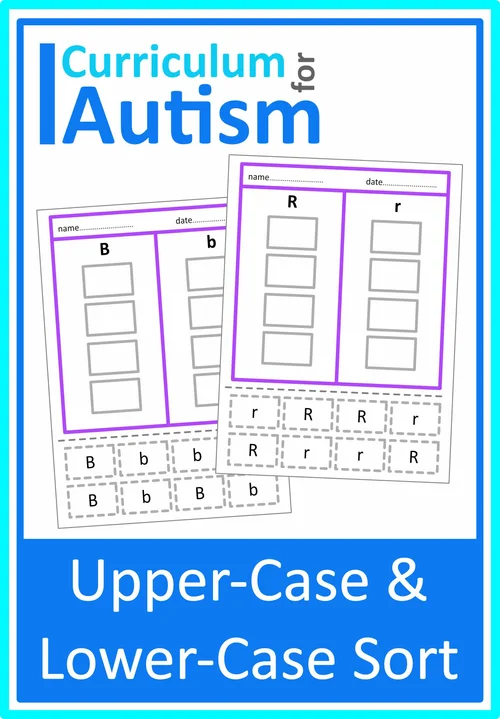 Autism Language Arts & Literacy lesson activities for special education ...