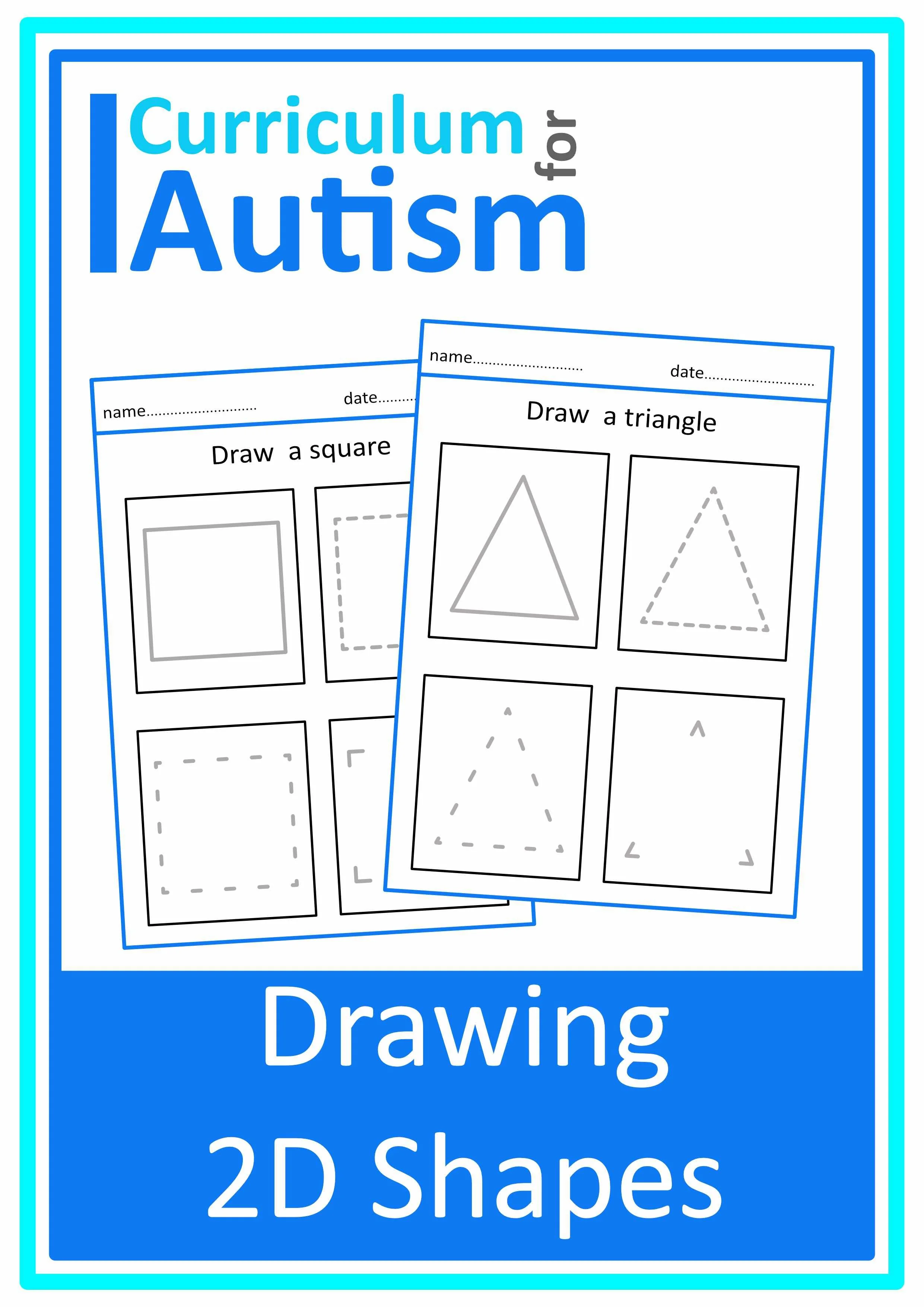 Summer Theme Tracing & Drawing Worksheets Autism Special Education Fine ...