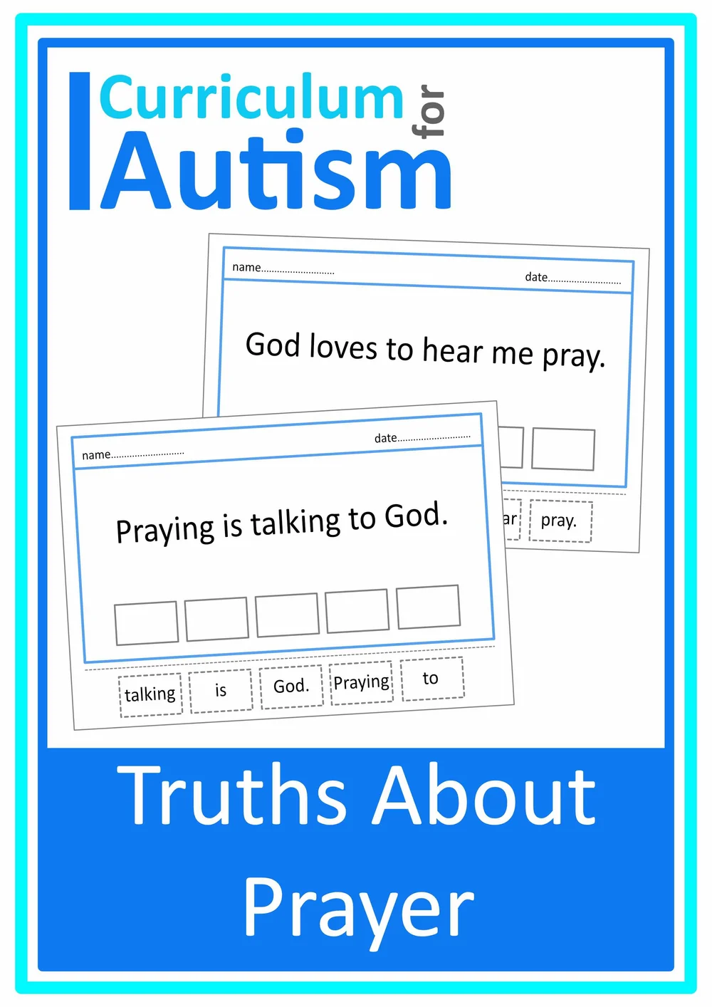 Autism & Special Needs Kids' Ministry Sunday School Bible resources for ...