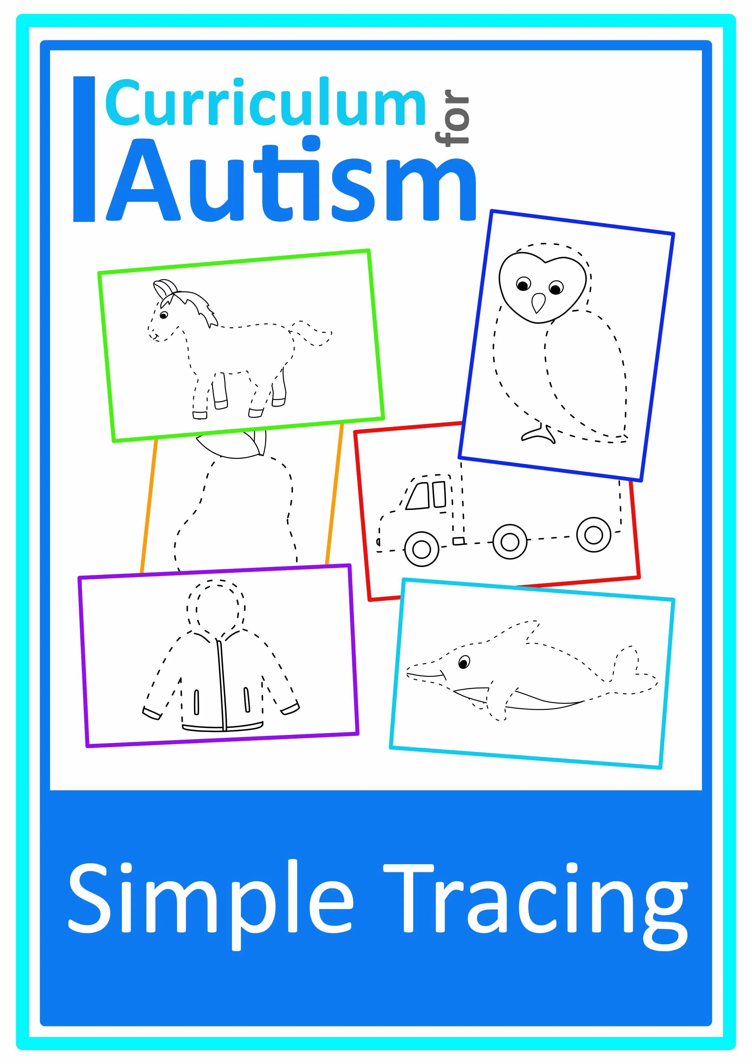 Coloring & Tracing Wild Animals Fine Motor Pencil Skills Worksheets ...