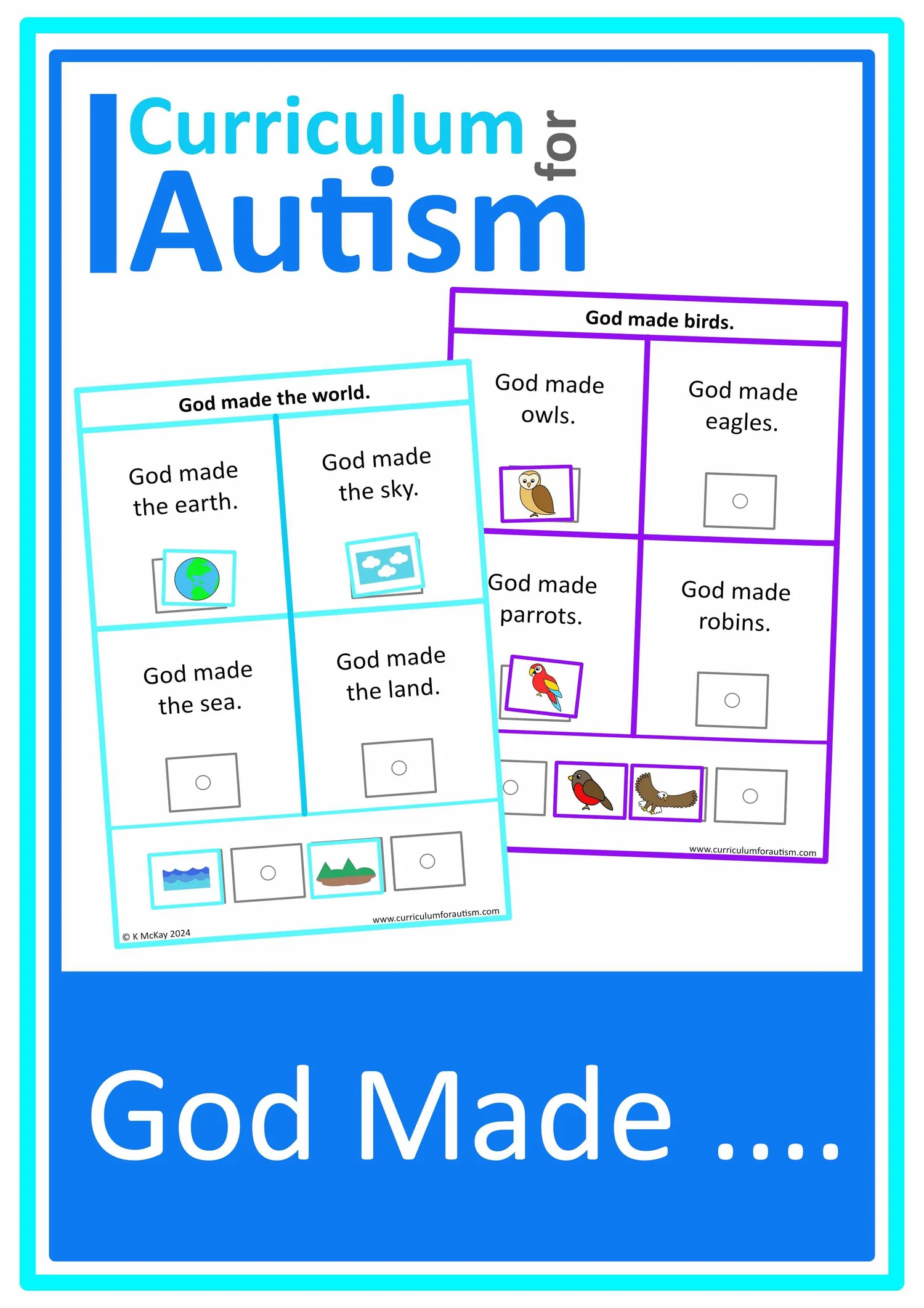 Autism & Special Needs Kids' Ministry Sunday School Bible resources for ...