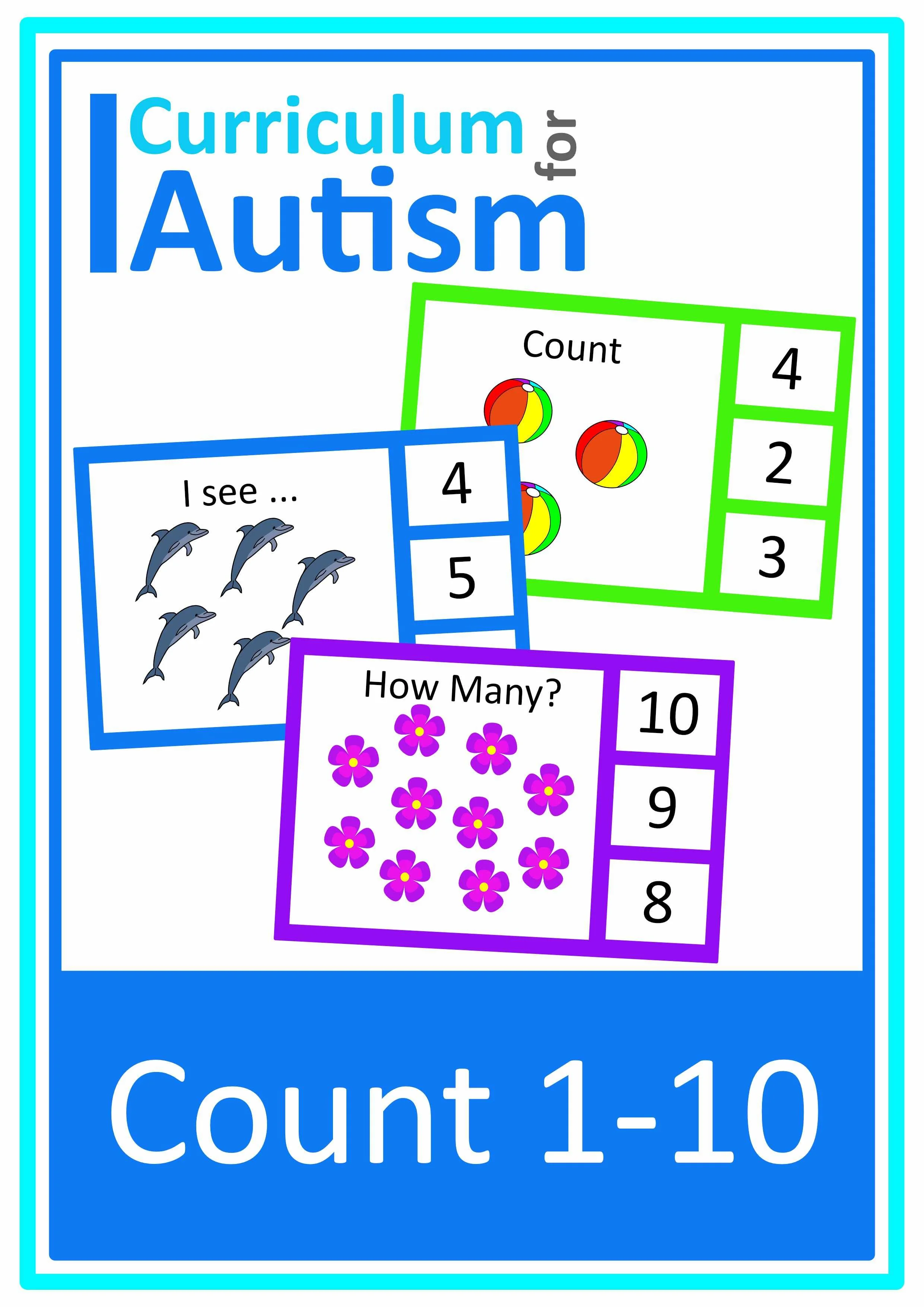 Count 1-10 Transportation Theme Printable Activity Autism Special ...