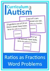 Adding Fractions with Scaffolding Task Cards Autism Special Education ...