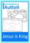 Jesus is King Simple Book Autism Special Needs Children's Church ...