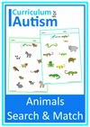 Non Identical Picture Matching Clip Cards Autism Special Education ...