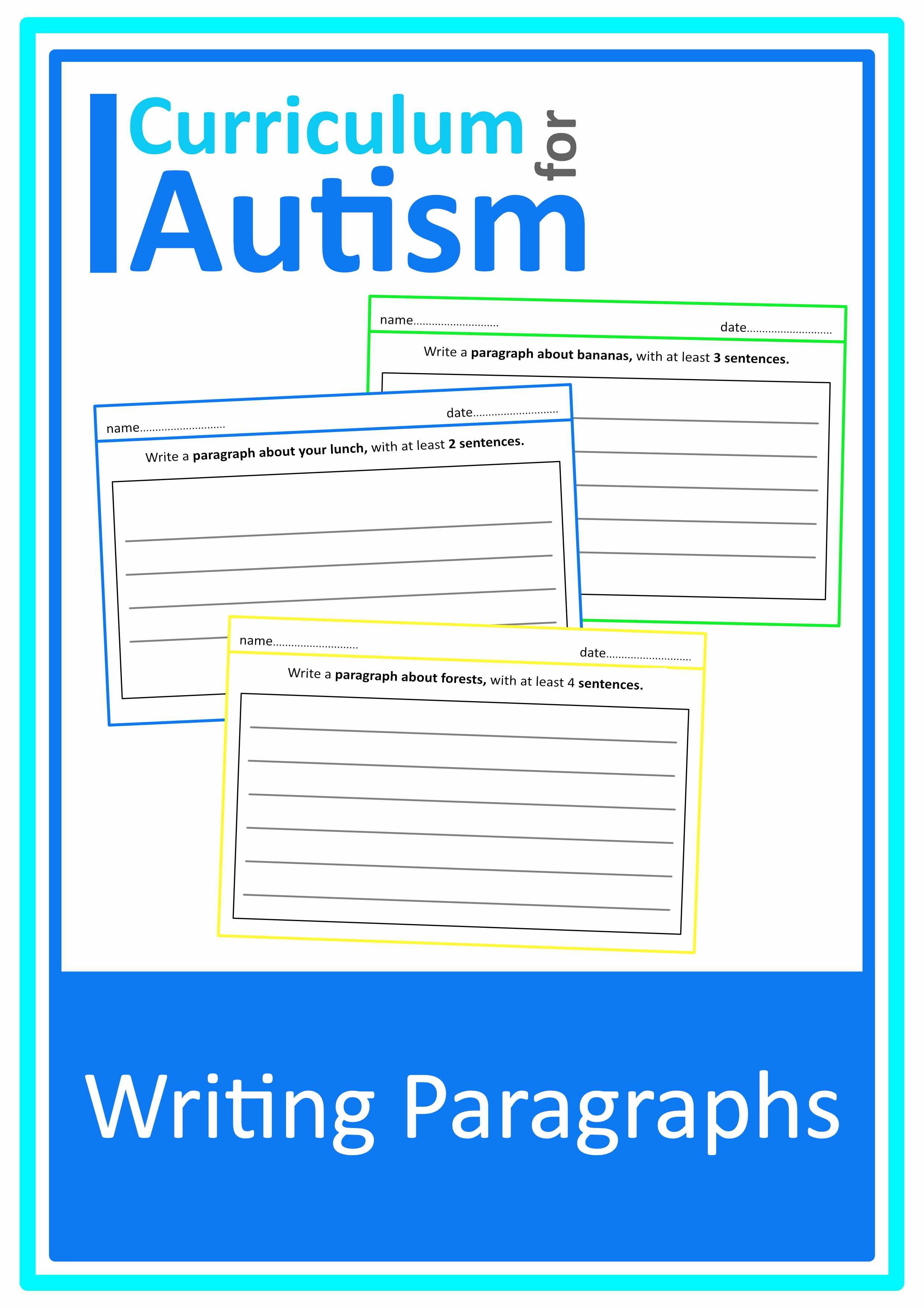 Reading Comprehension Worksheets Character Traits Short Passages Autism ...