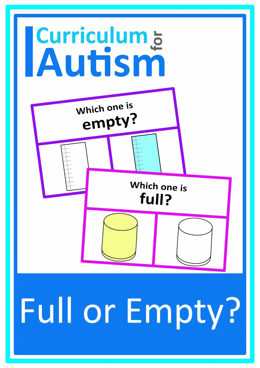 Longer or Shorter Measurement Clip Cards Autism Special Education ...