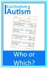 Identifying Sentences Cut & Paste Sort Worksheets Autism Special ...