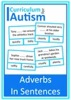 Reading Comprehension Complete the Sentences Cards Autism Special ...