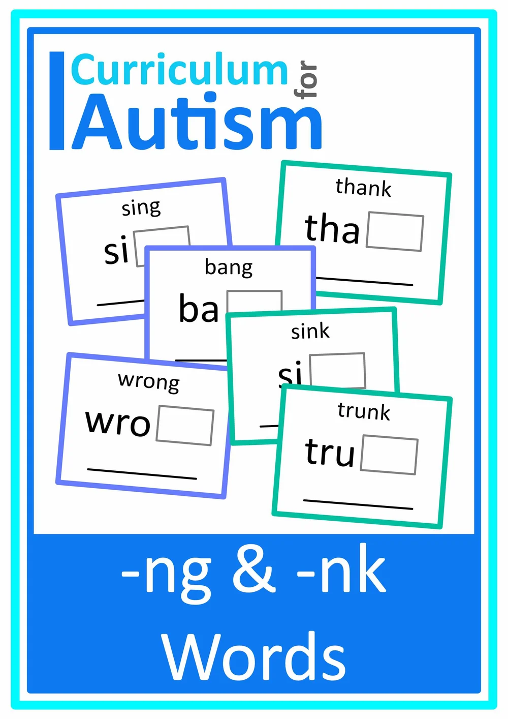Phonics Vowel Teams Decoding & Spelling Worksheets Autism Special ...