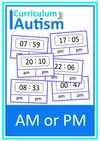Tell the Time Digital Clocks Flashcards Autism Special Education Life ...