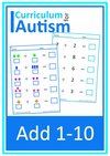 Addition 1-10 Visual Clip Cards Special Education Classroom Resource ...
