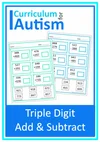 Addition 1-10 Visual Clip Cards Special Education Classroom Resource ...