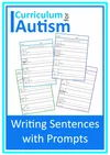 Sentence Comprehension Cards & Worksheets Autism Special Education ...