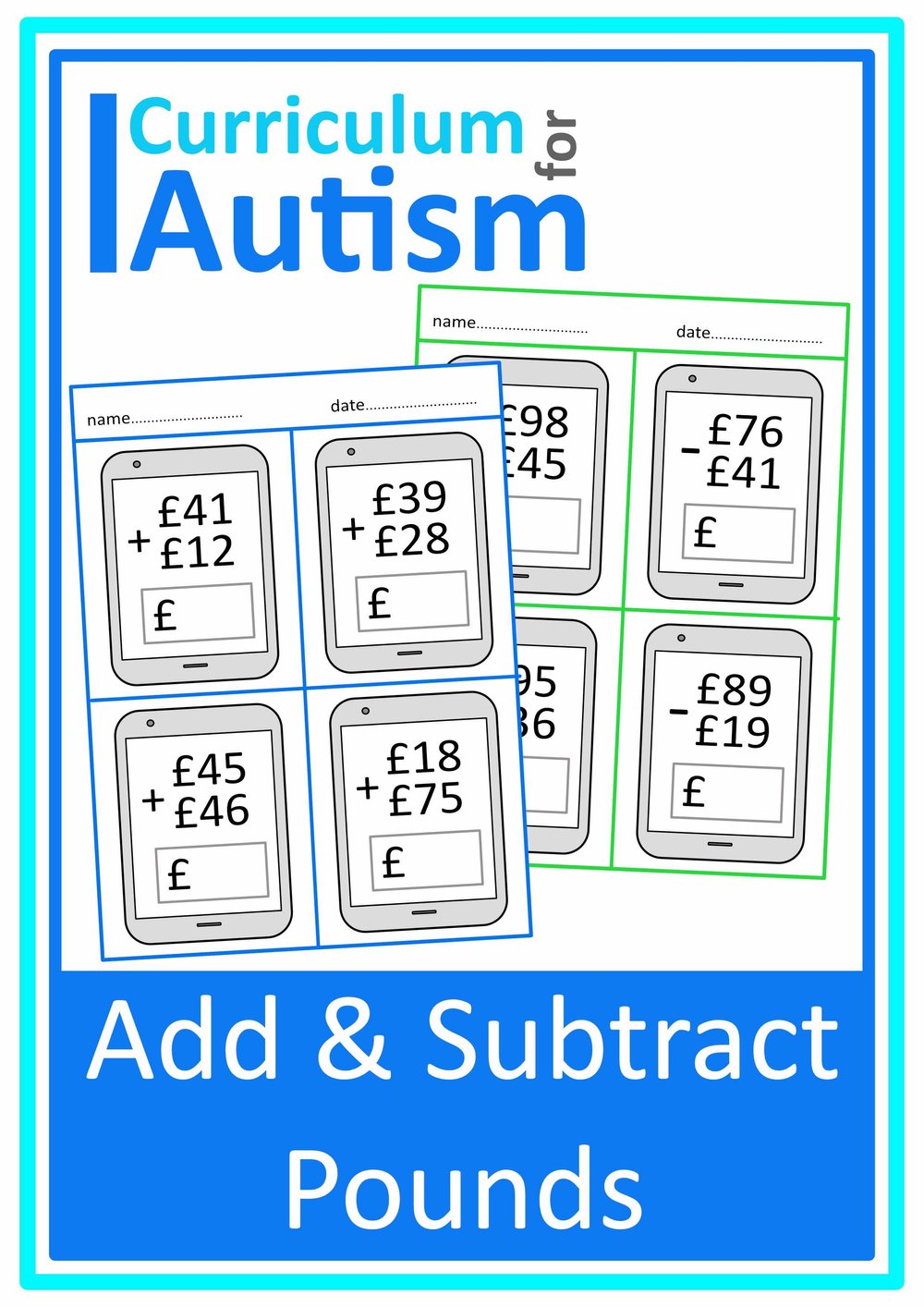 Next Pound Up Money Skills Worksheets Autism SEND Maths — Curriculum ...