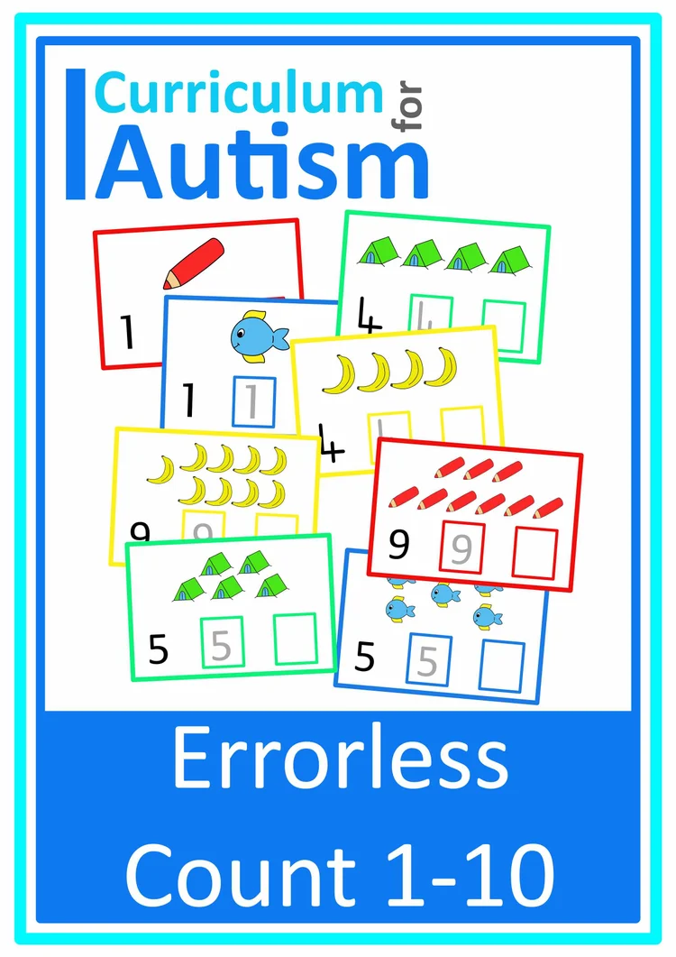 Printable Math Activities for students with autism & special education ...