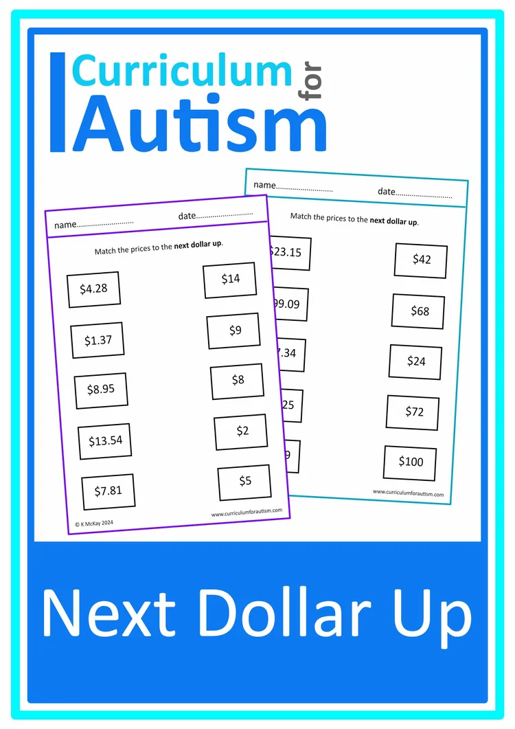Budgeting Worksheets Do They Have Enough Money Autism Special Education ...