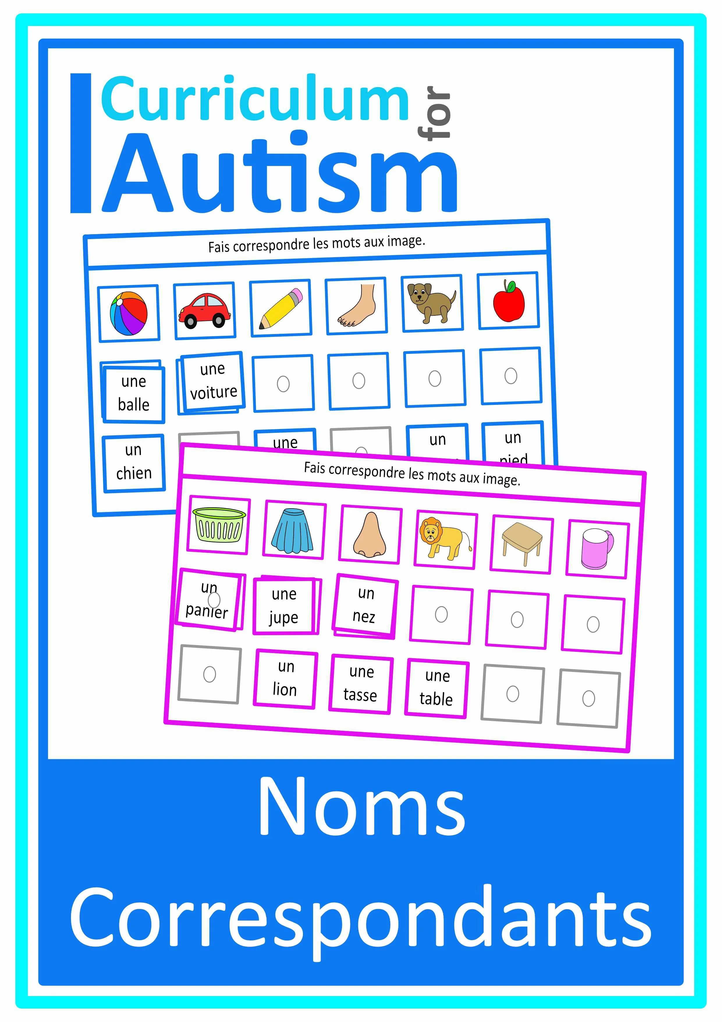 Ressources Educatives Pour Les Enfants Autistes en Francais - Autism ...