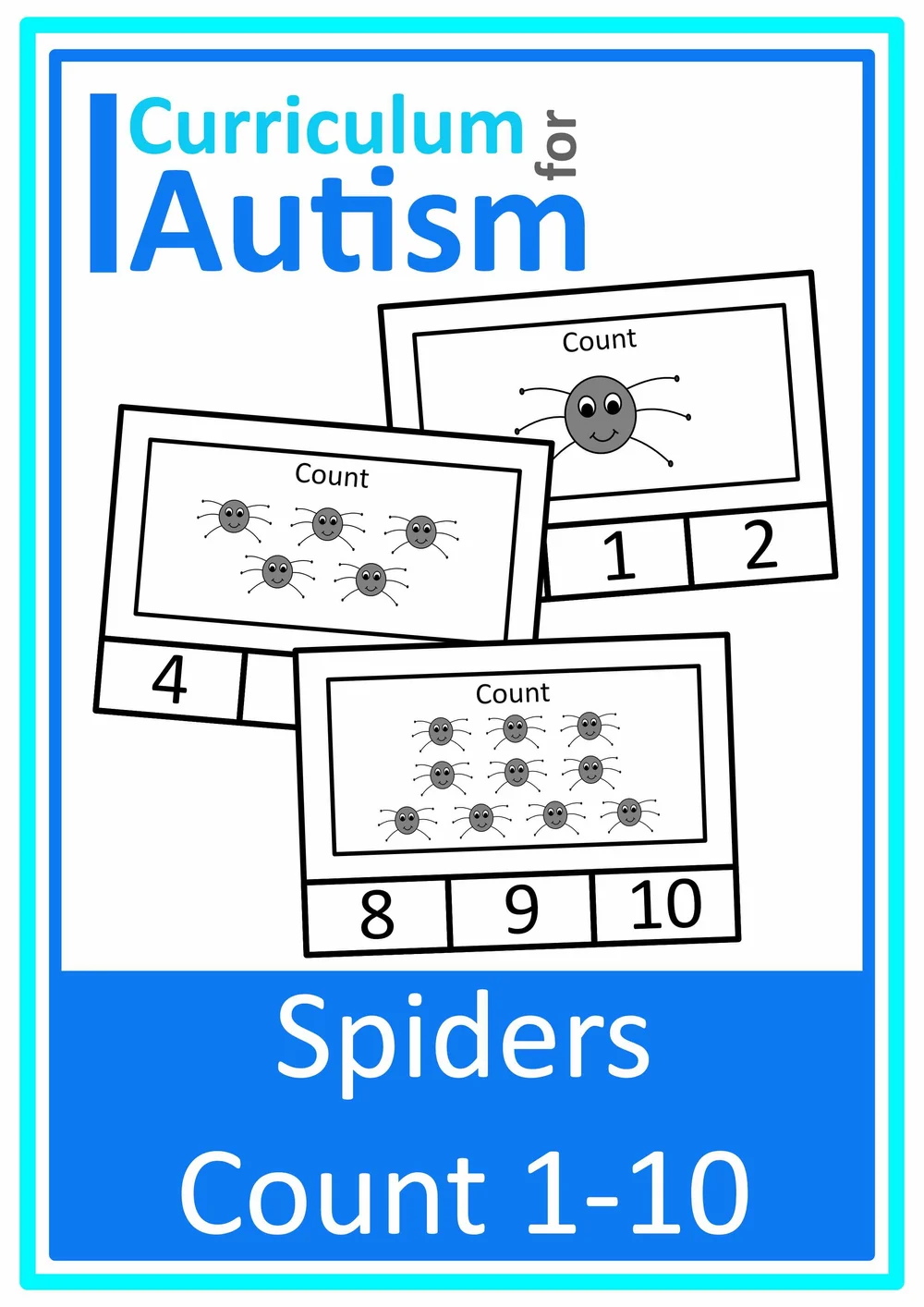 2-12 Times Table Multiplication Facts Large Print Flash Cards Autism ...