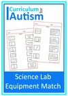Autism Science Lessons Lab Equipment Vocabulary Yes No Cards Special ...
