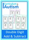 Large Print Addition & Subtraction 1-10 Worksheets Autism Special ...