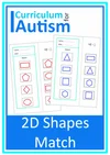 2D Shapes Interactive Book Autism Special Education Classroom Resource ...