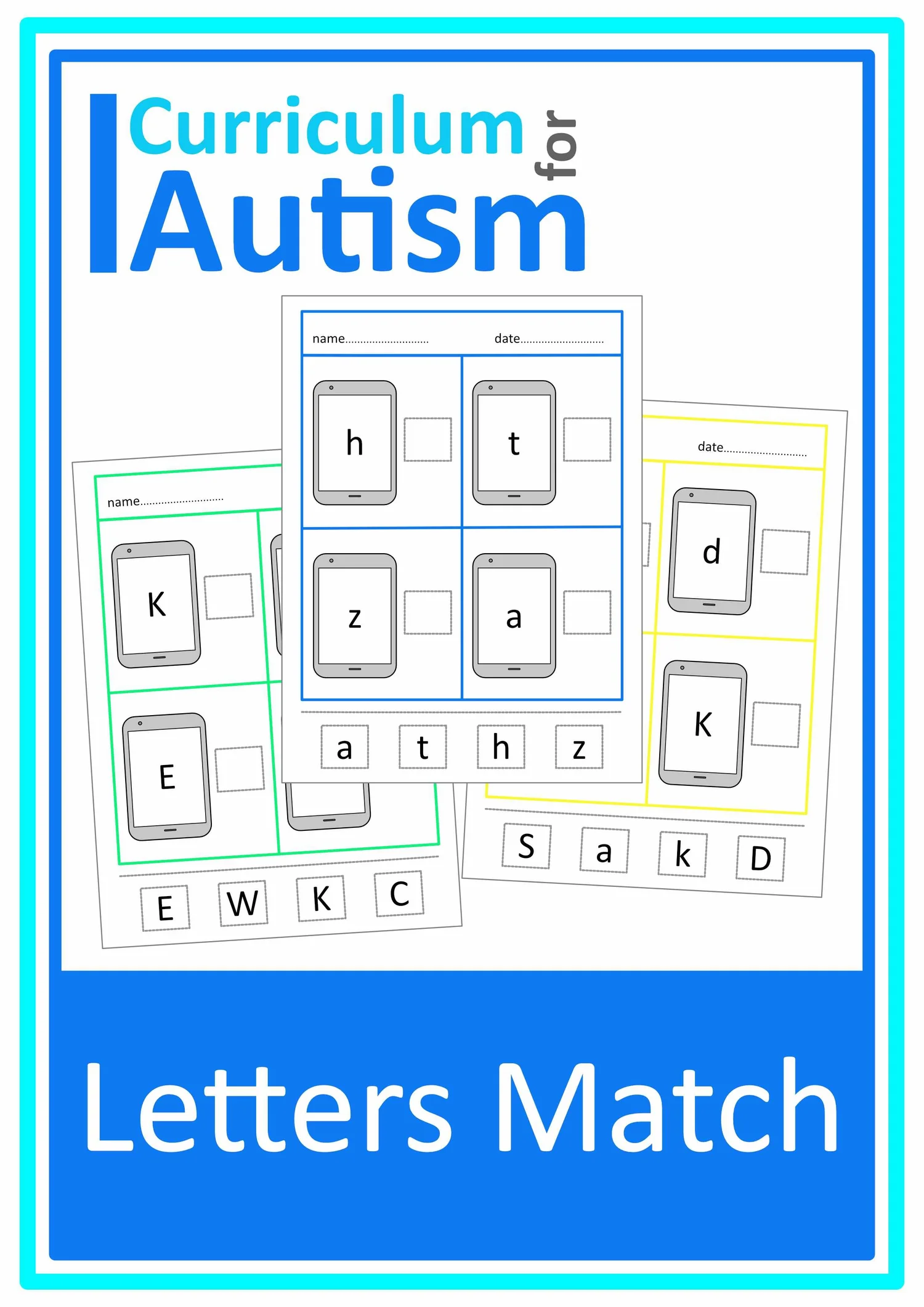 Autism Language Arts & Literacy lesson activities for special education ...