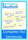 Reading Comprehension Simple Stories Worksheets Autism Special ...