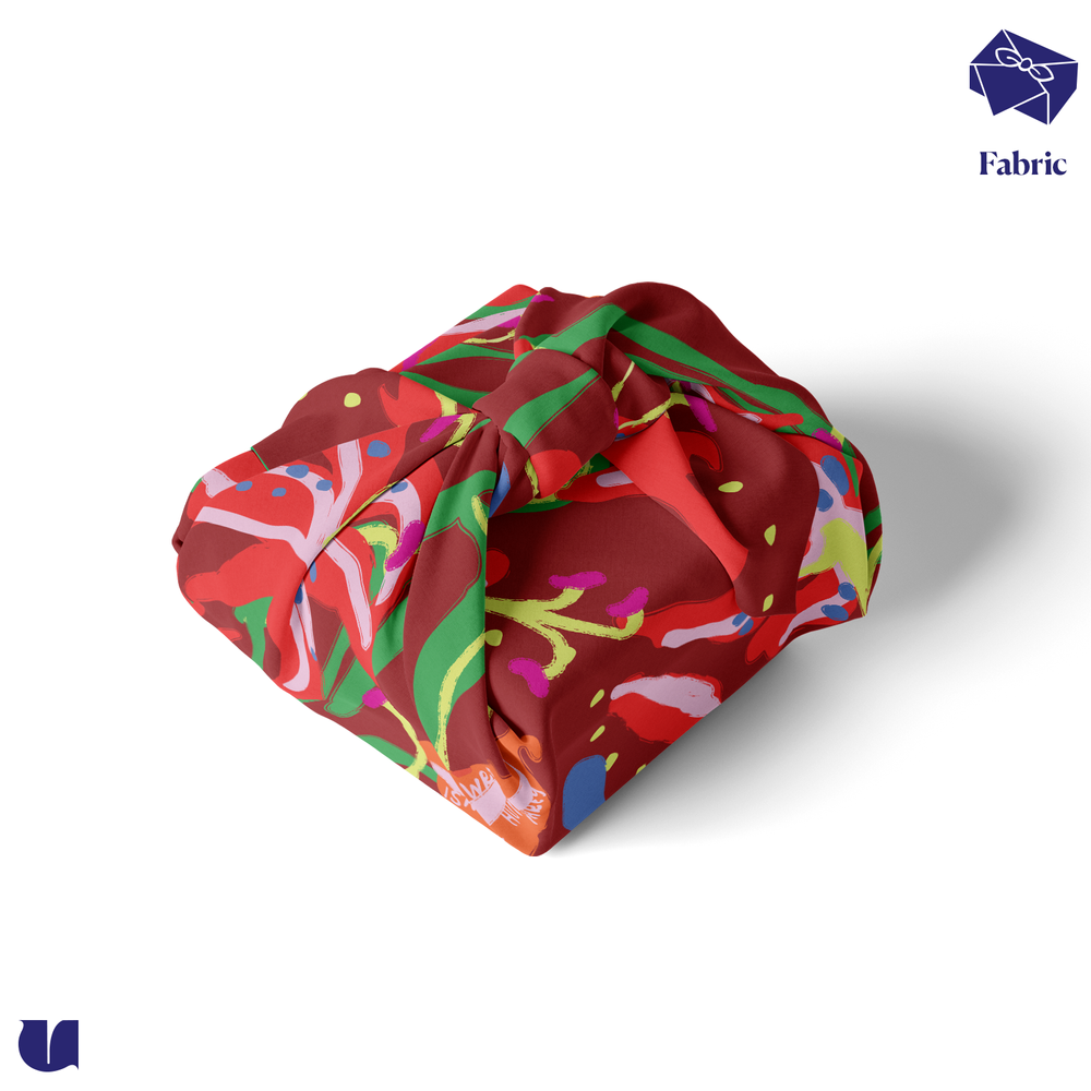 The Babushka Fabric Wrap — UNWRP