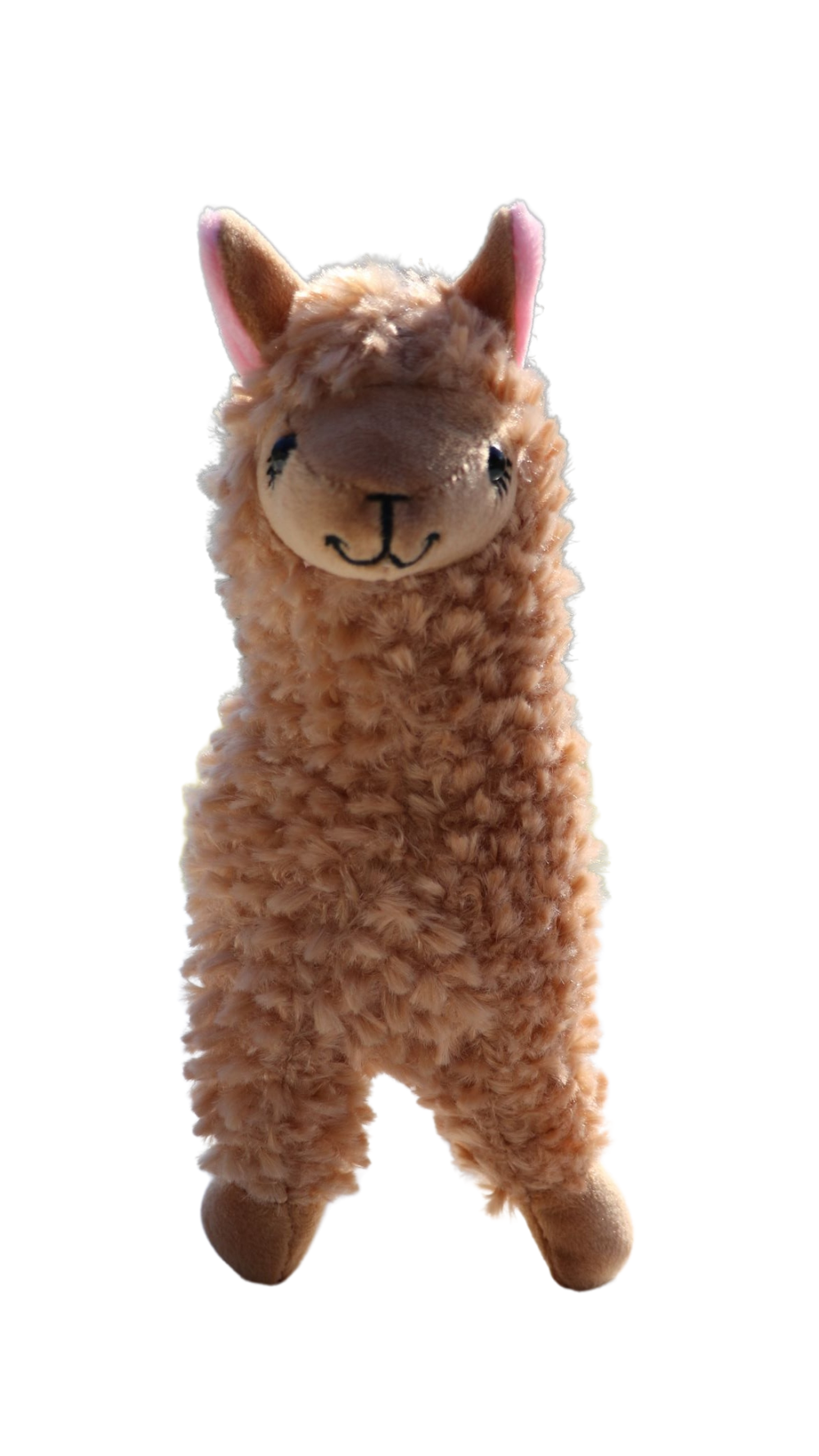 Alpaca Llama Plush Toy - White (Brown Coat) — Aussie Alpaca World