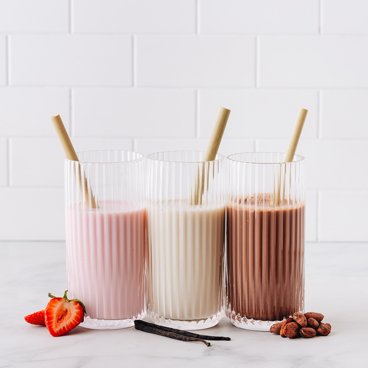 Superflora chocolate and vanilla gut health shakes — Noisy Guts