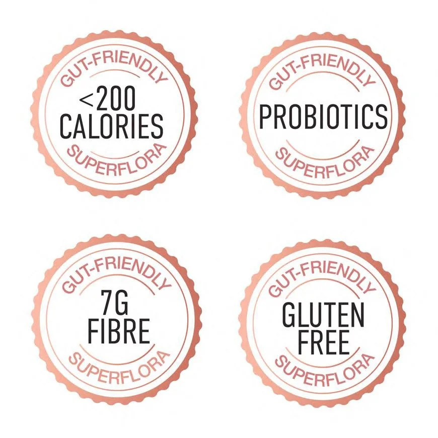 Superflora Protein + Fibre + Probiotics for a healthy gut - Chocolate ...
