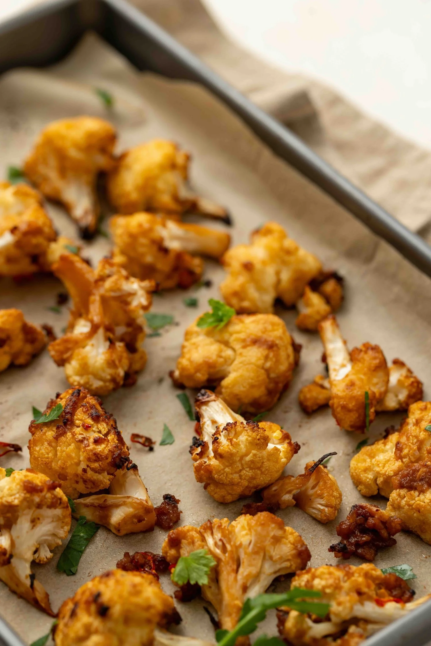 Low FODMAP Miso Roasted Cauliflower — Noisy Guts