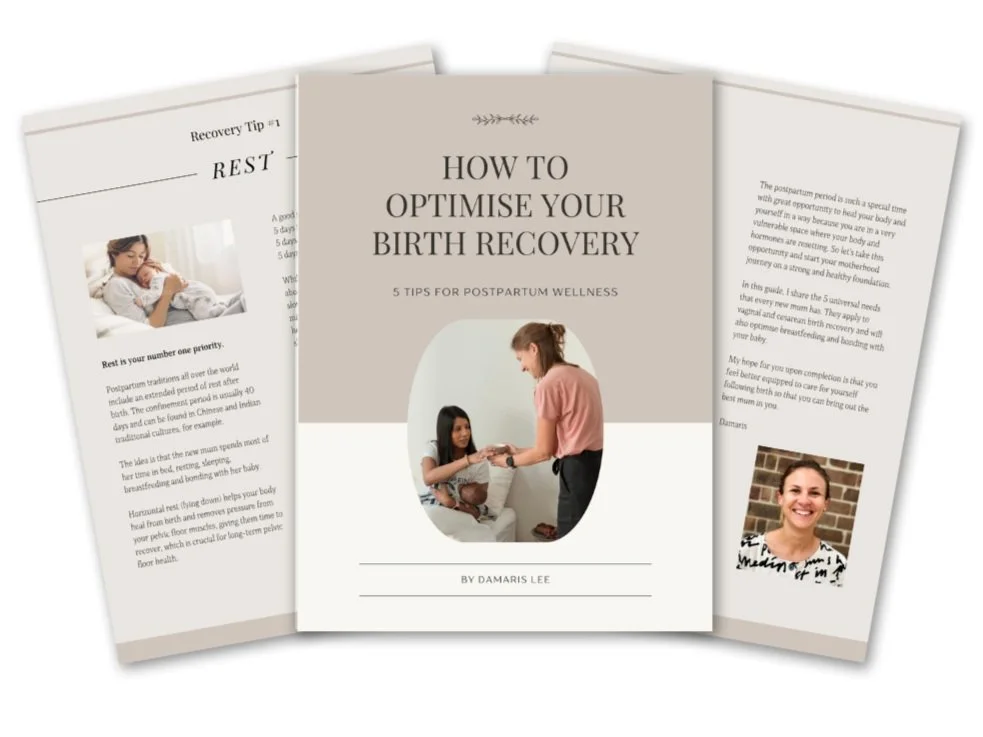 Recovery Guide — Mum's Oasis | Sydney Doula