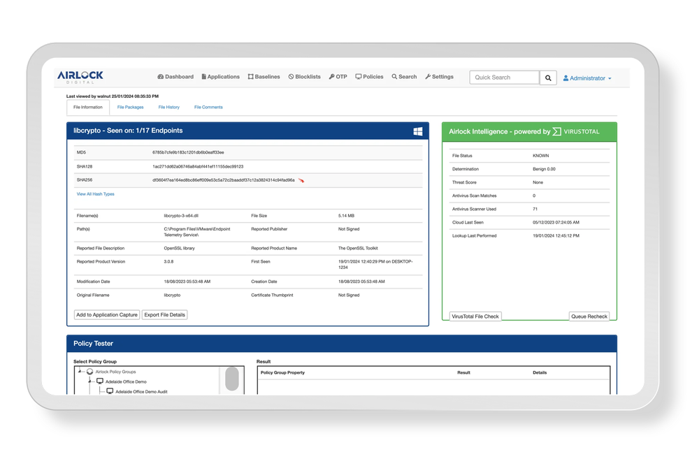 Airlock Digital | Whitelisting and Execution Control — Cyconsol