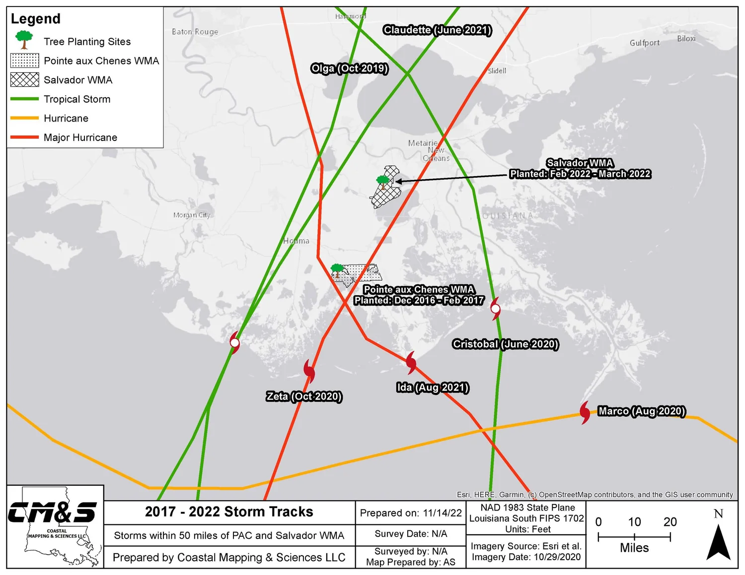 GIS & Mapping — Coastal Mapping & Sciences, LLC