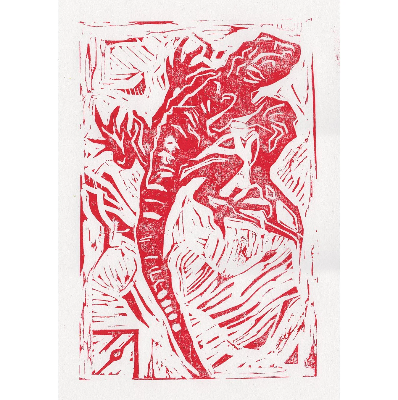 Linocut Map of London — abidaker