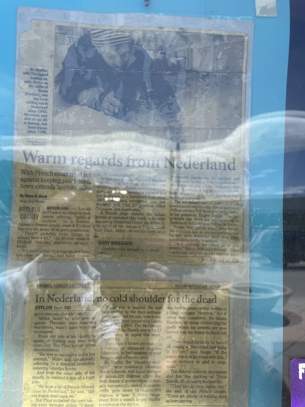 Learn about Grandpa Bredo Morstoel, the famous frozen dead guy & his ...