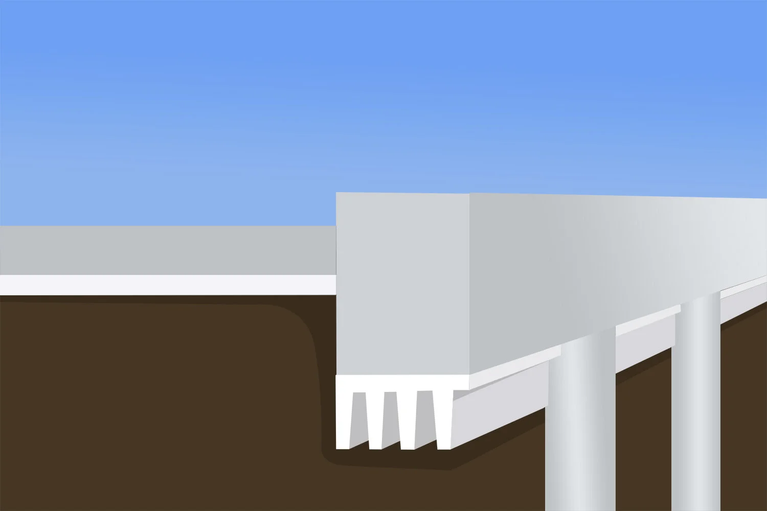 Void Form Under Grade Beam - The Best Picture Of Beam