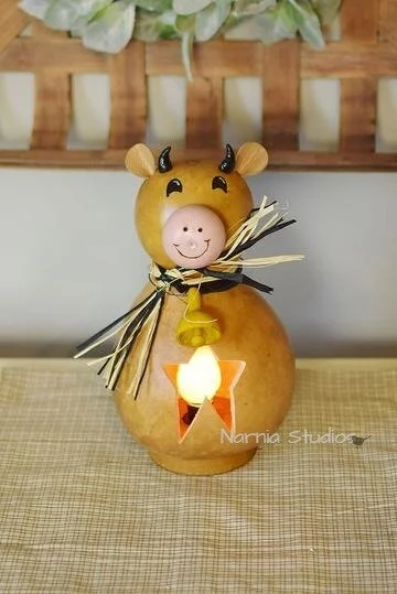 "Cory Cow Night Light" Meadowbrook Gourd — Narnia Studios — American ...