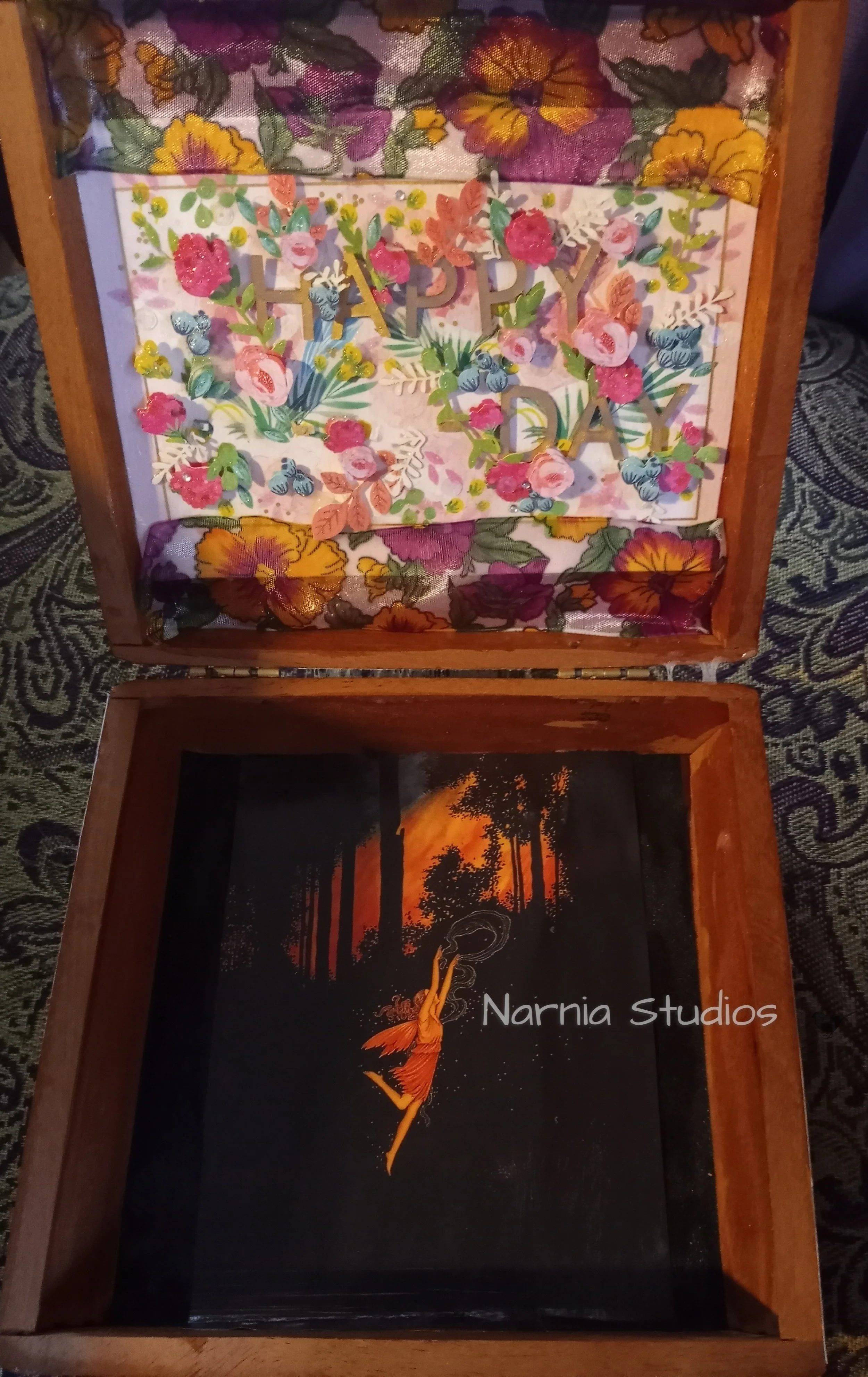 "Stained Glass" Treasure Box — Narnia Studios — American Made Treasures ...